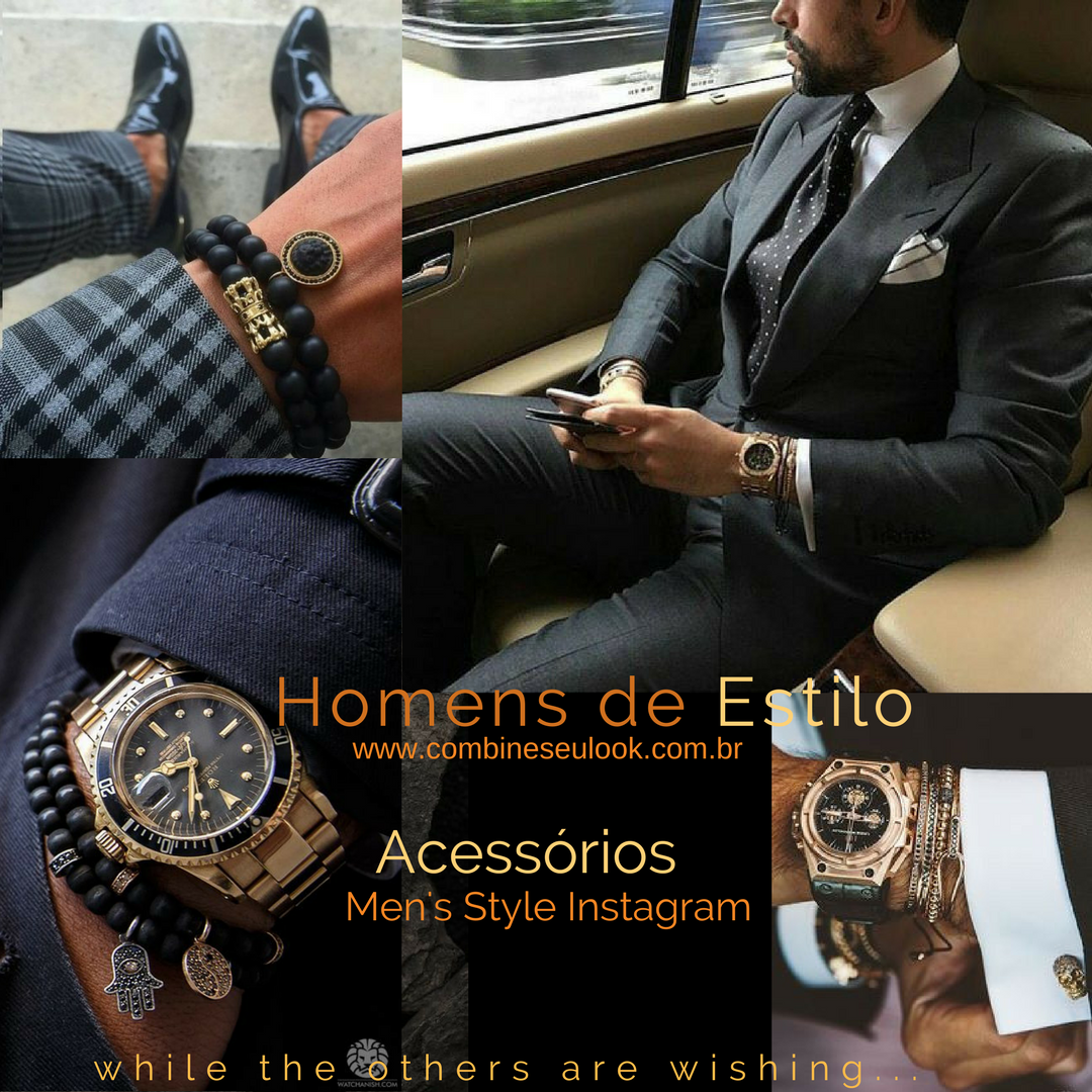 Relógios e Pulseiras – Acessórios masculinos mais descolados… – Combine ...