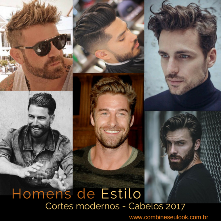 Cabelos Masculinos Grisalhos e Modernos – Mudança no visual – Combine ...
